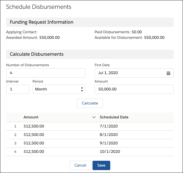 Manage Disbursements