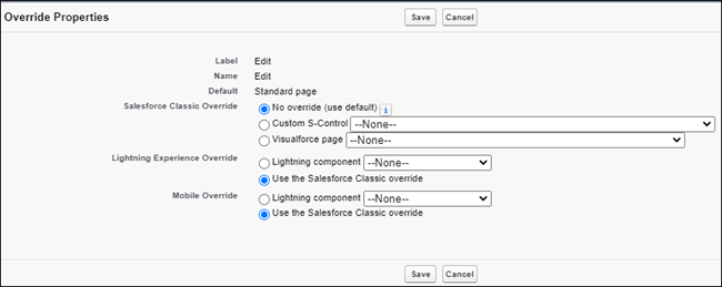 Required Configuration