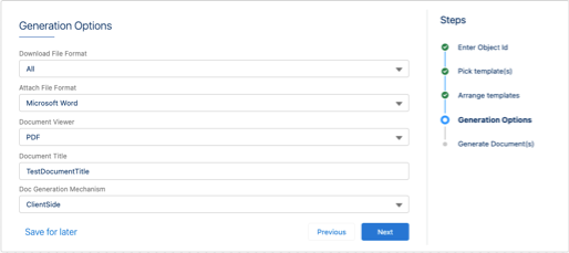 fndmultiDocxLwc OmniScript Steps