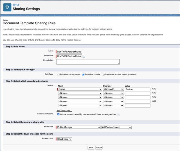 Setup Salesforce Contracts Partner Community User